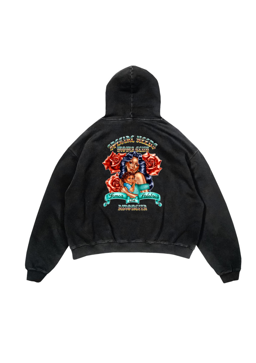 Vintage wash Hey Ruca special needs moms club hoodie – Amorcita